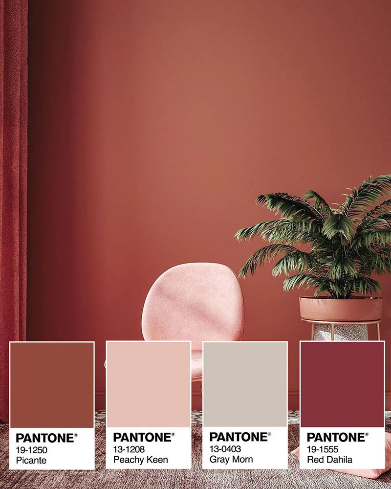 秋天是懂配色的，用PANTONE暖色调点亮生活 _ 千通彩色彩管理官网